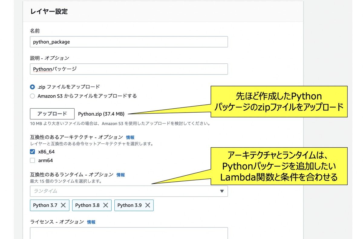 【AWS Lambda】Pythonパッケージのレイヤー追加・関数での利用方法｜No Module Namedエラー対策 | DXCEL WAVE